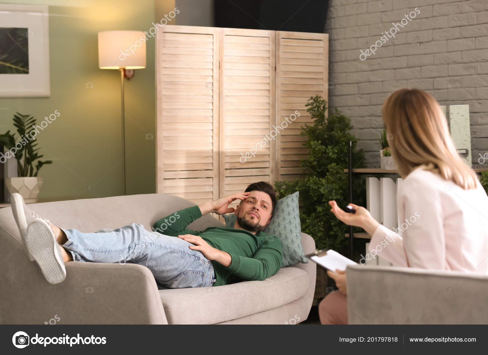 Female Psychologist Client Office Stock Photo by ©NewAfrica 201797818