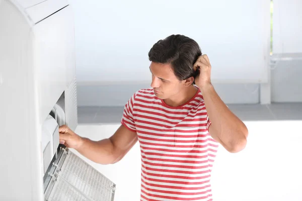 Broken air conditioner Stock Photos, Royalty Free Broken air ...