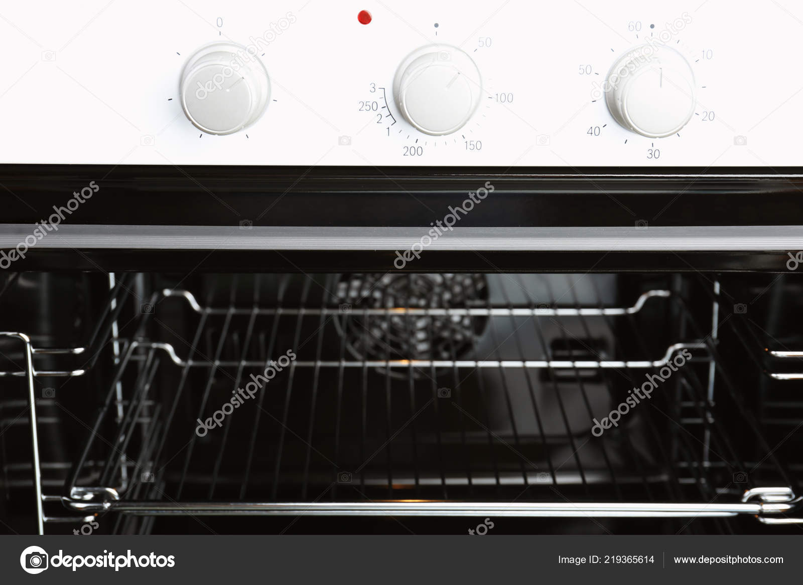 Empty Open Oven