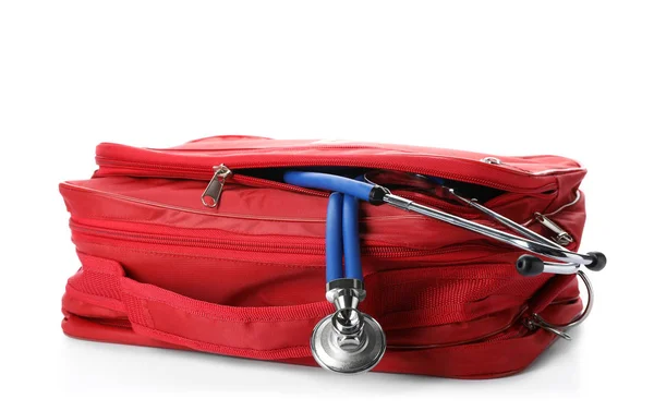 First Aid Kit White Background Health Care — Stock Photo © NewAfrica ...
