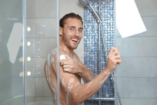 Handsome guy taking shower Stock Photos, Royalty Free Handsome guy ...