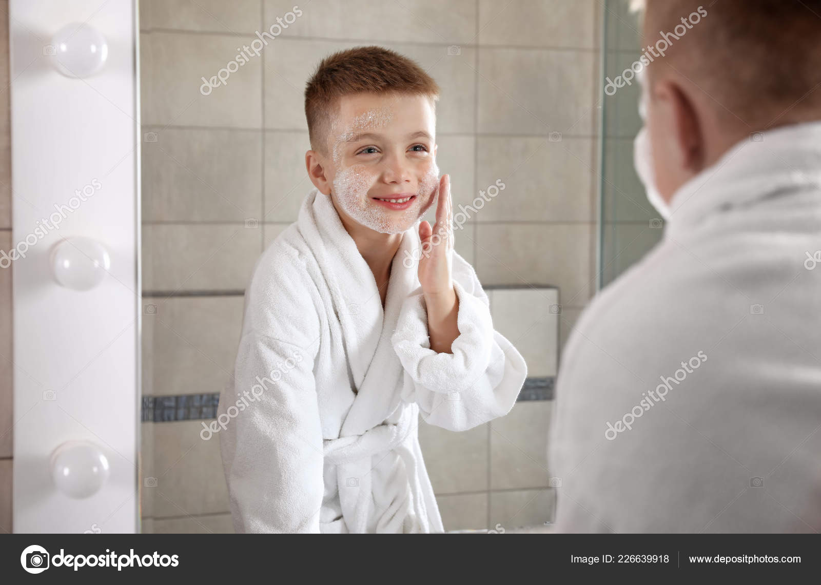Boy Wash Face