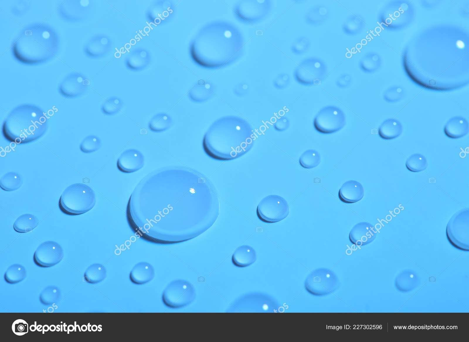 Pure Water Drops Color Background Closeup — Stock Photo © NewAfrica ...