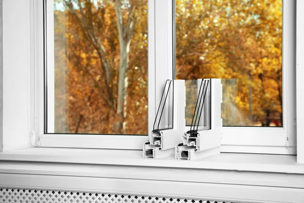 Vinyl window profiles Stock Photos, Royalty Free Vinyl window profiles ...