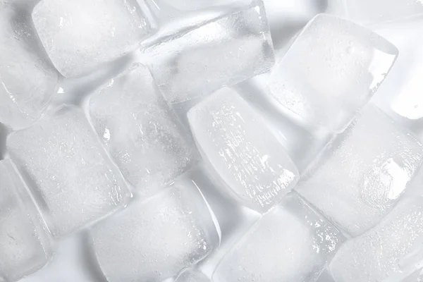 Pile Ice Cubes White Background Stock Photo by ©NewAfrica 244225298