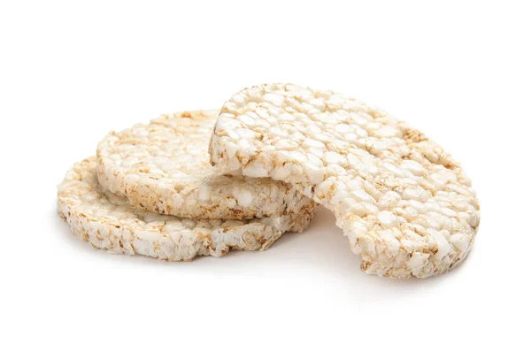 Stack Crunchy Rice Cakes White Background Stock Photo by ©NewAfrica ...