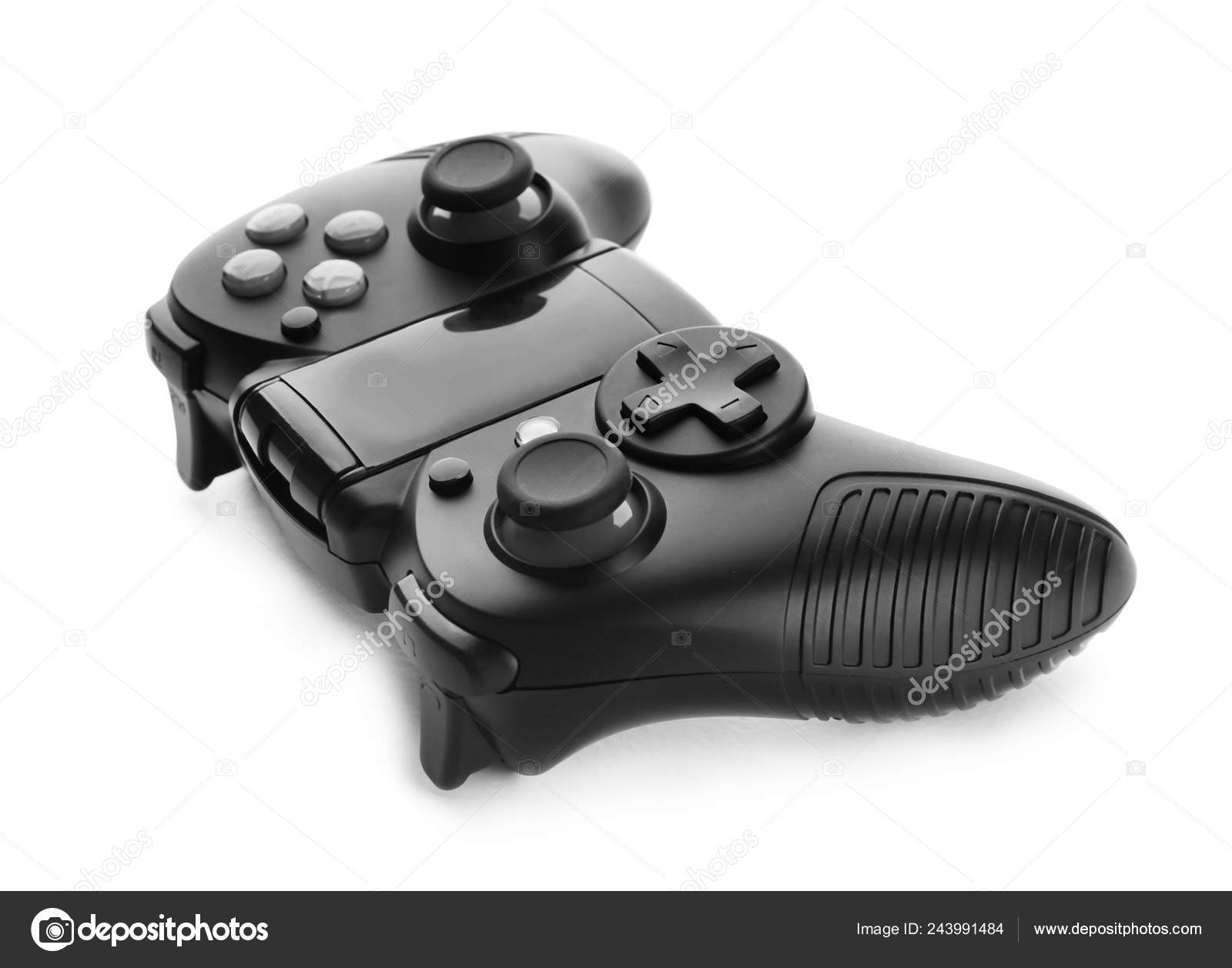 Modern Video Game Controller Isolated White — Stock Photo © NewAfrica ...