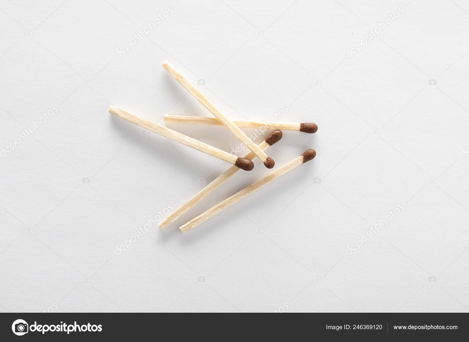 Wooden Matches White Background Top View Stock Photo by ©NewAfrica ...