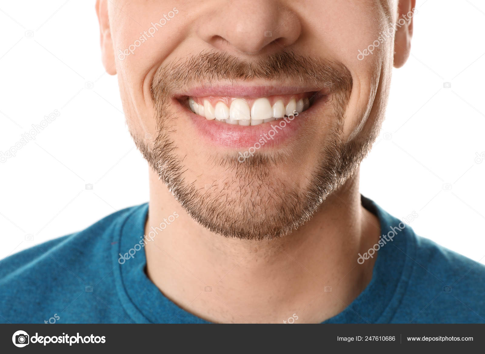Perfect Teeth Smile Man