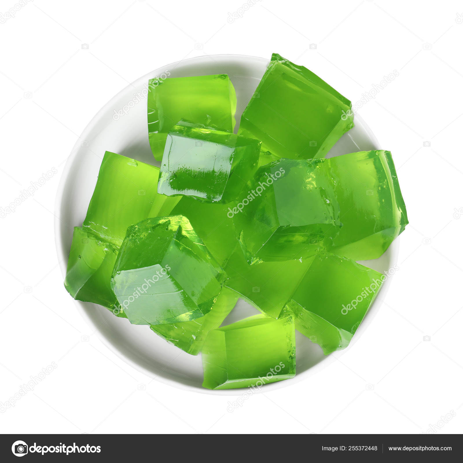 Green Jello Cube