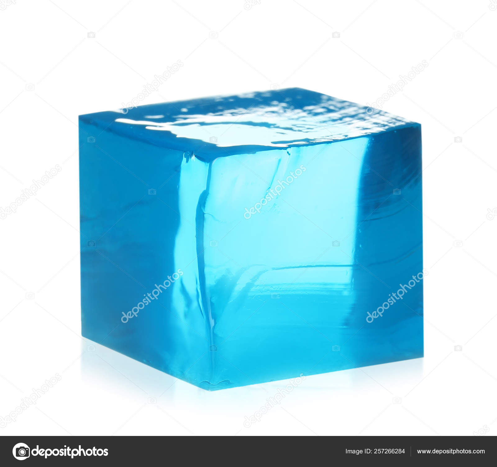 Blue Jello Cubes