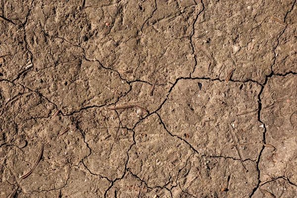 Cracked ground surface as background, top view. Thirsty soil - Stock ...