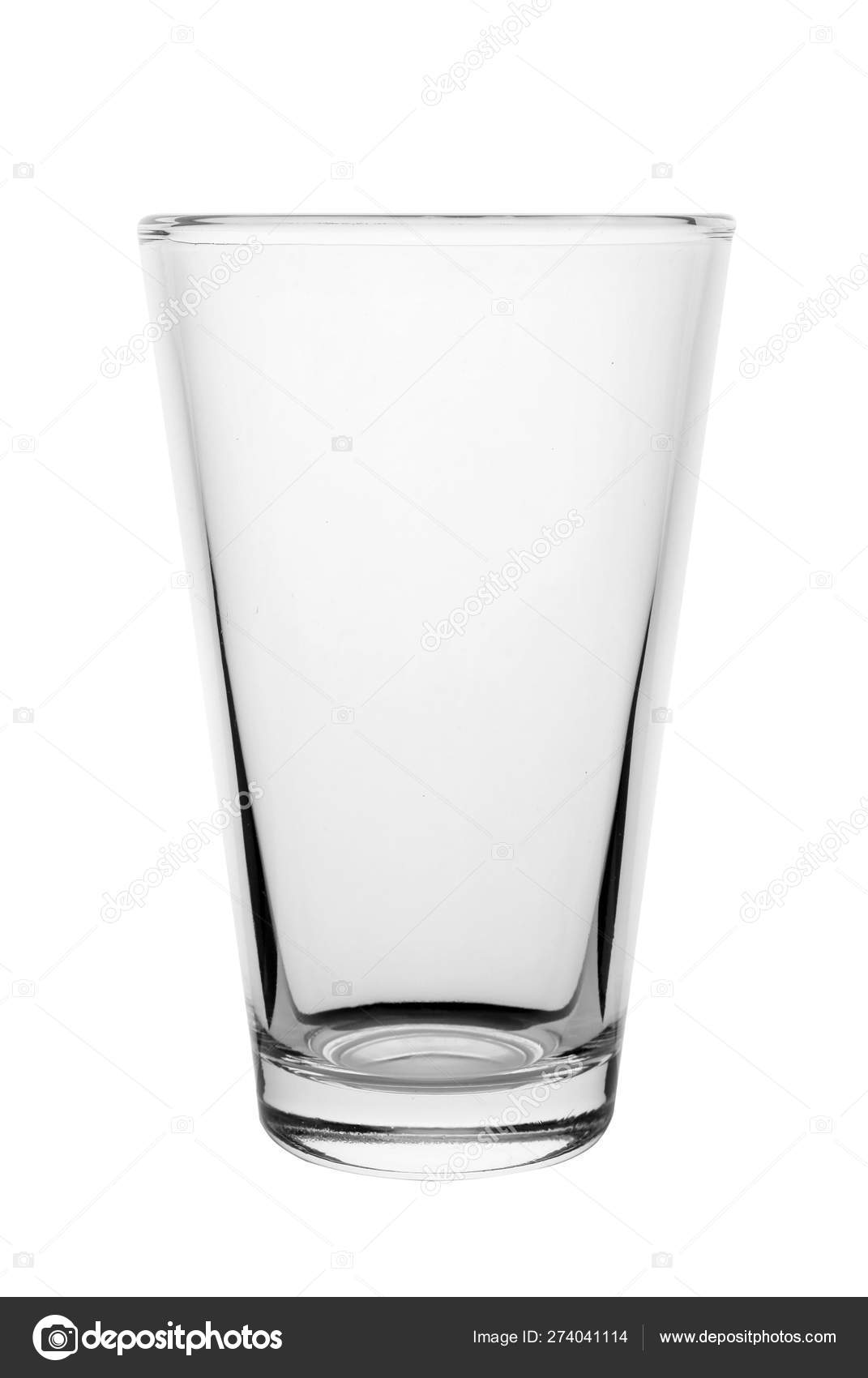 New empty clear glass on white background — Stock Photo © NewAfrica ...