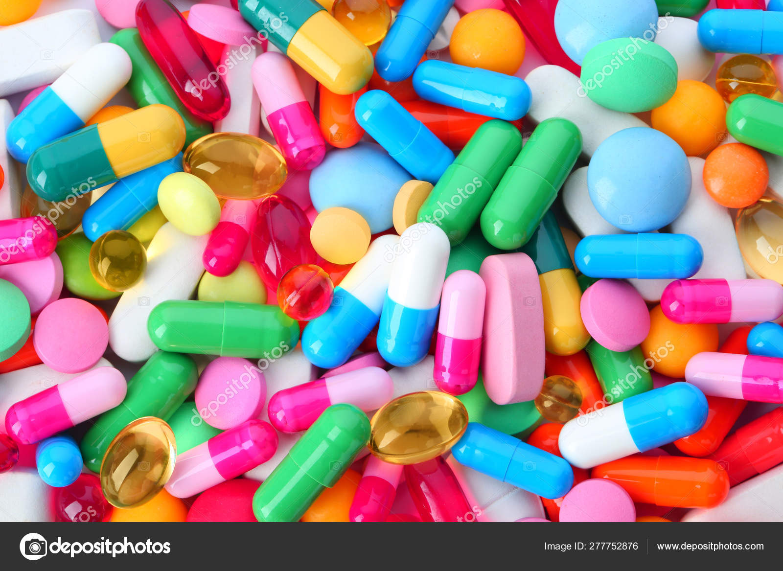 Colorful Pills Wallpaper