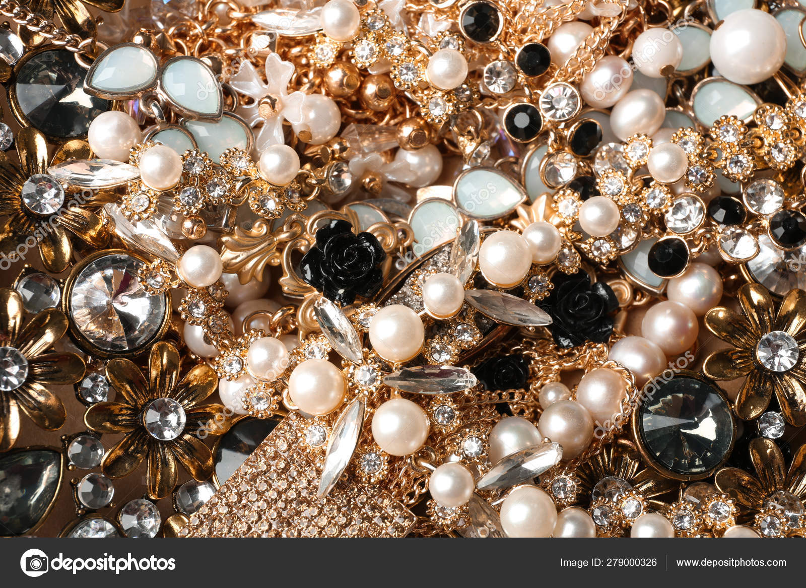 Gold Rhinestone Background