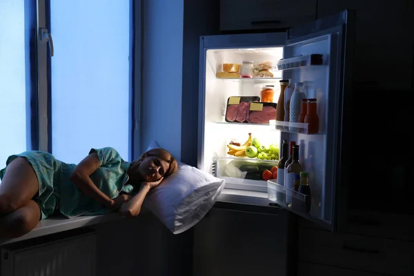 Sleeping in fridge Stock Photos, Royalty Free Sleeping in fridge Images ...