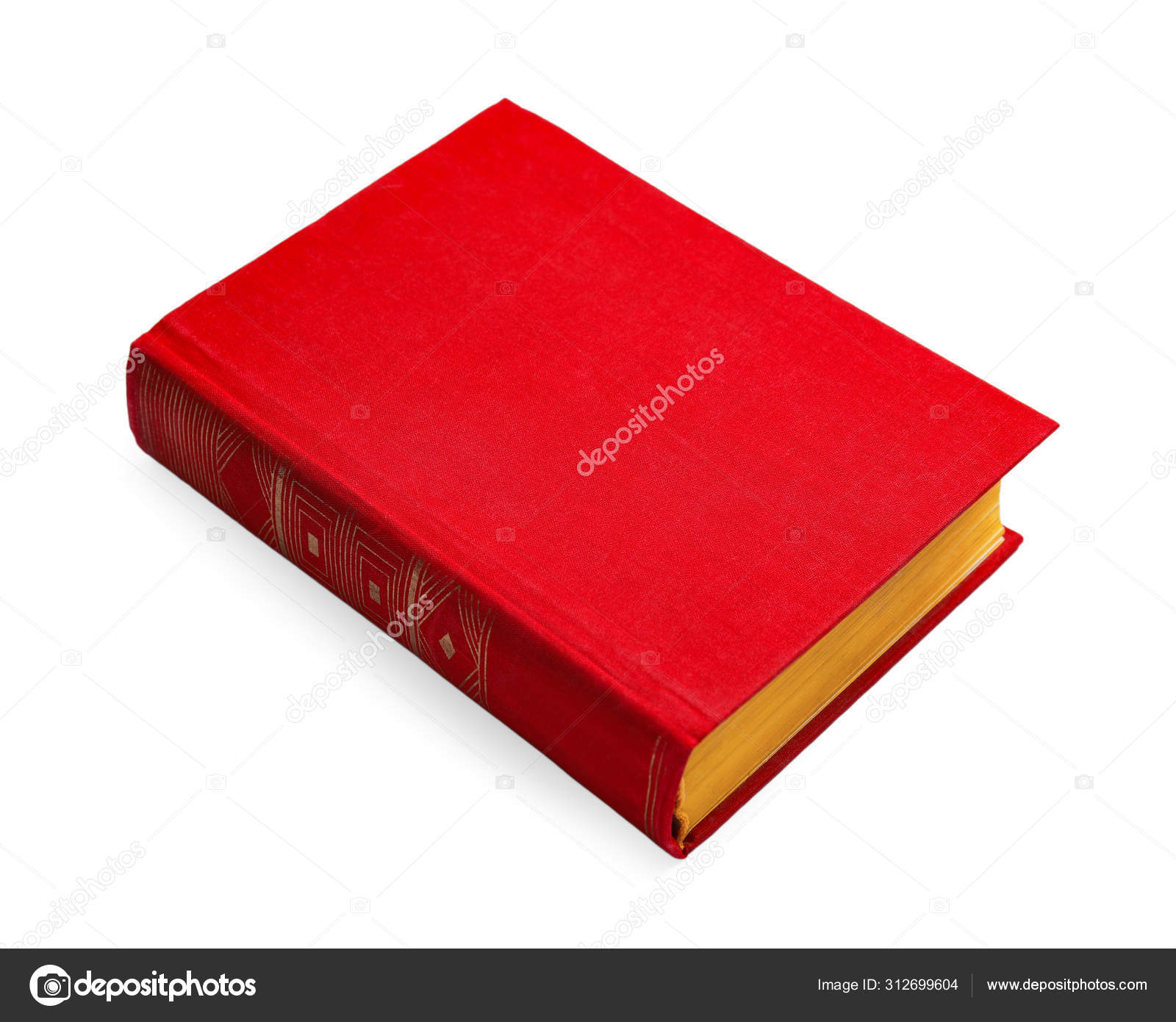 Book with blank red cover on white background — Stock Photo © NewAfrica ...