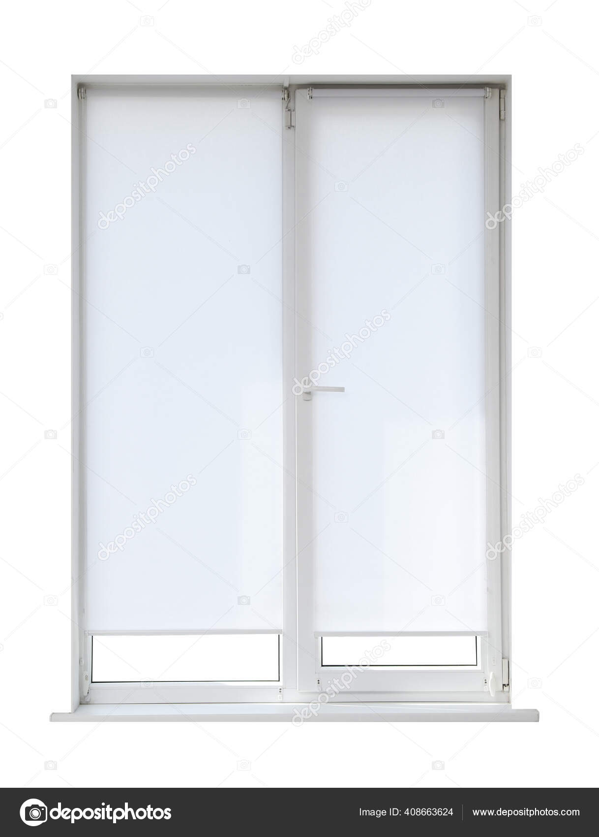 Modern Closed Plastic Window White Background — Stock Photo © NewAfrica ...