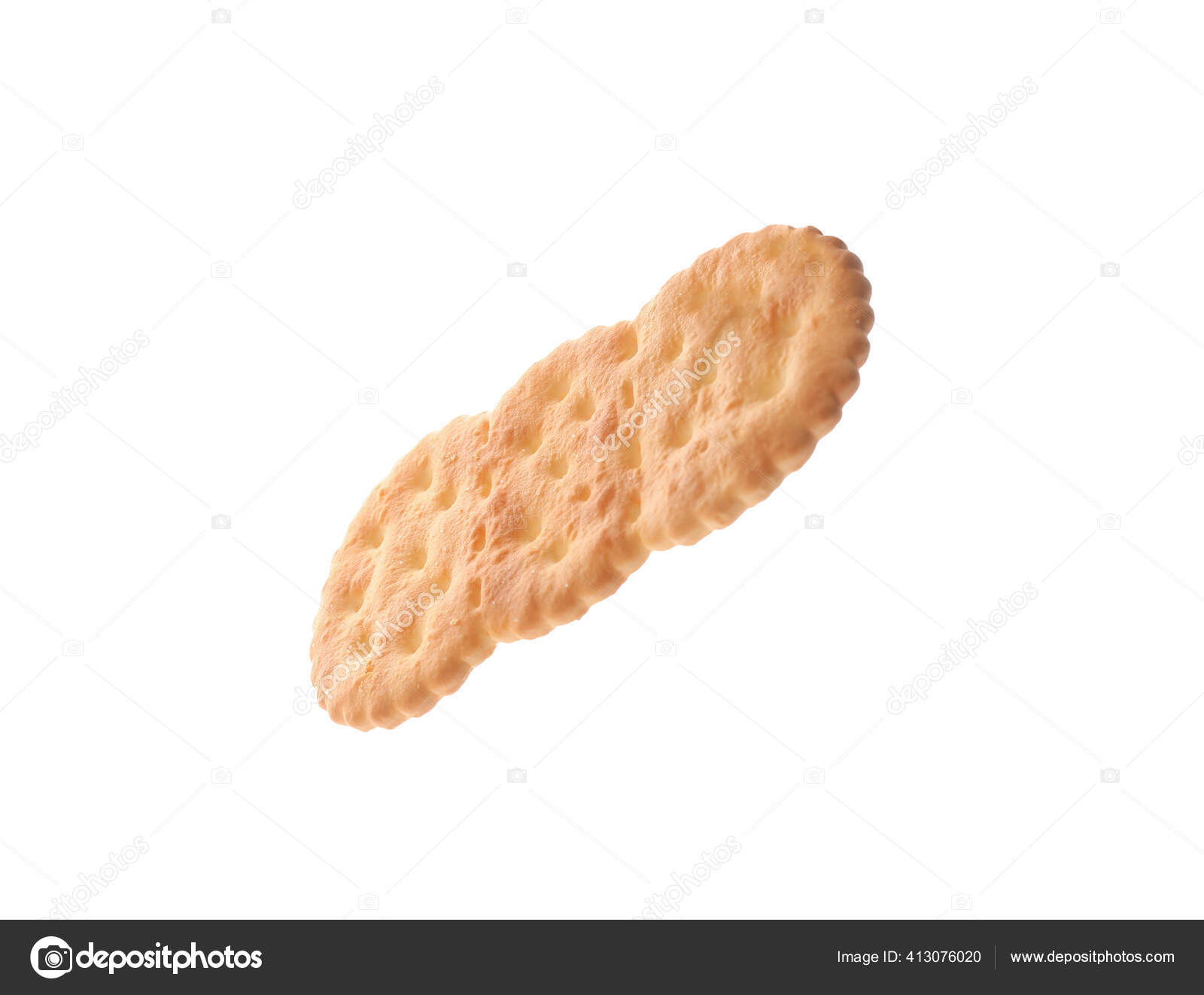 Crispy Cracker Isolated White Delicious Snack Stock Photo by ©NewAfrica ...