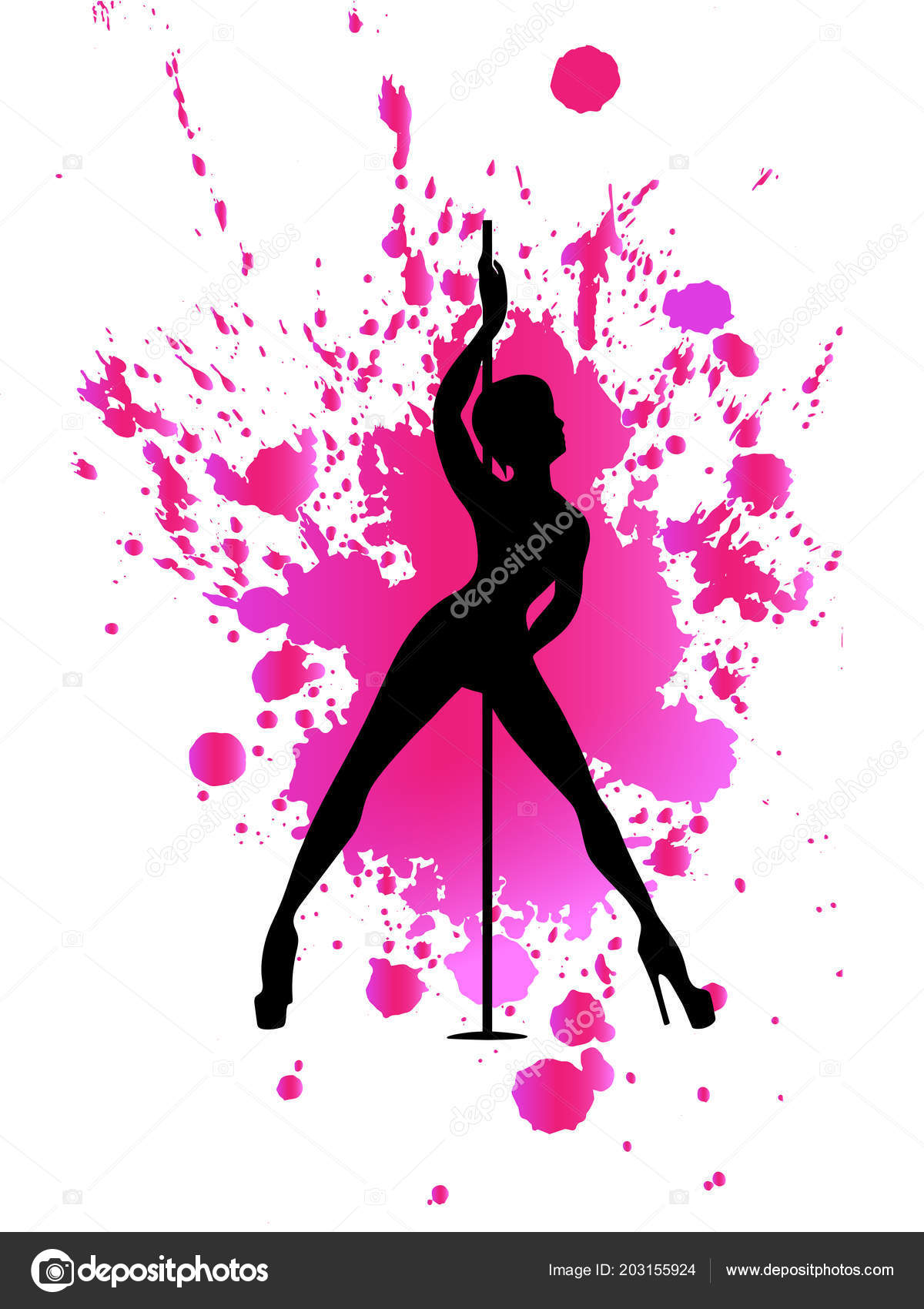 Exotic Dancer Silhouette