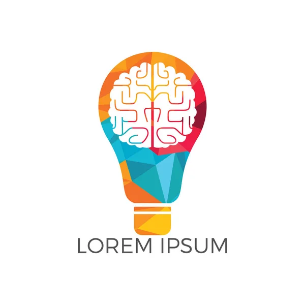 Bulb Brain Logo Design Creative Light Bulb Idea Brain Vector Stock ... Bulb Brain Logo Design Creative Light Bulb Idea Brain Vector Stock ...