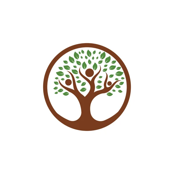 Tree Root Logo Vector Design Illustration Tree Life Logo Design Stock ...