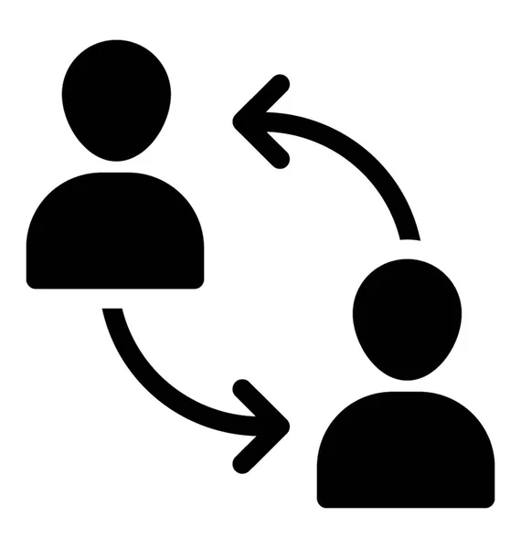 Employee Transfer Icon Solid Design Stock Vector Image by ©vectorspoint ...