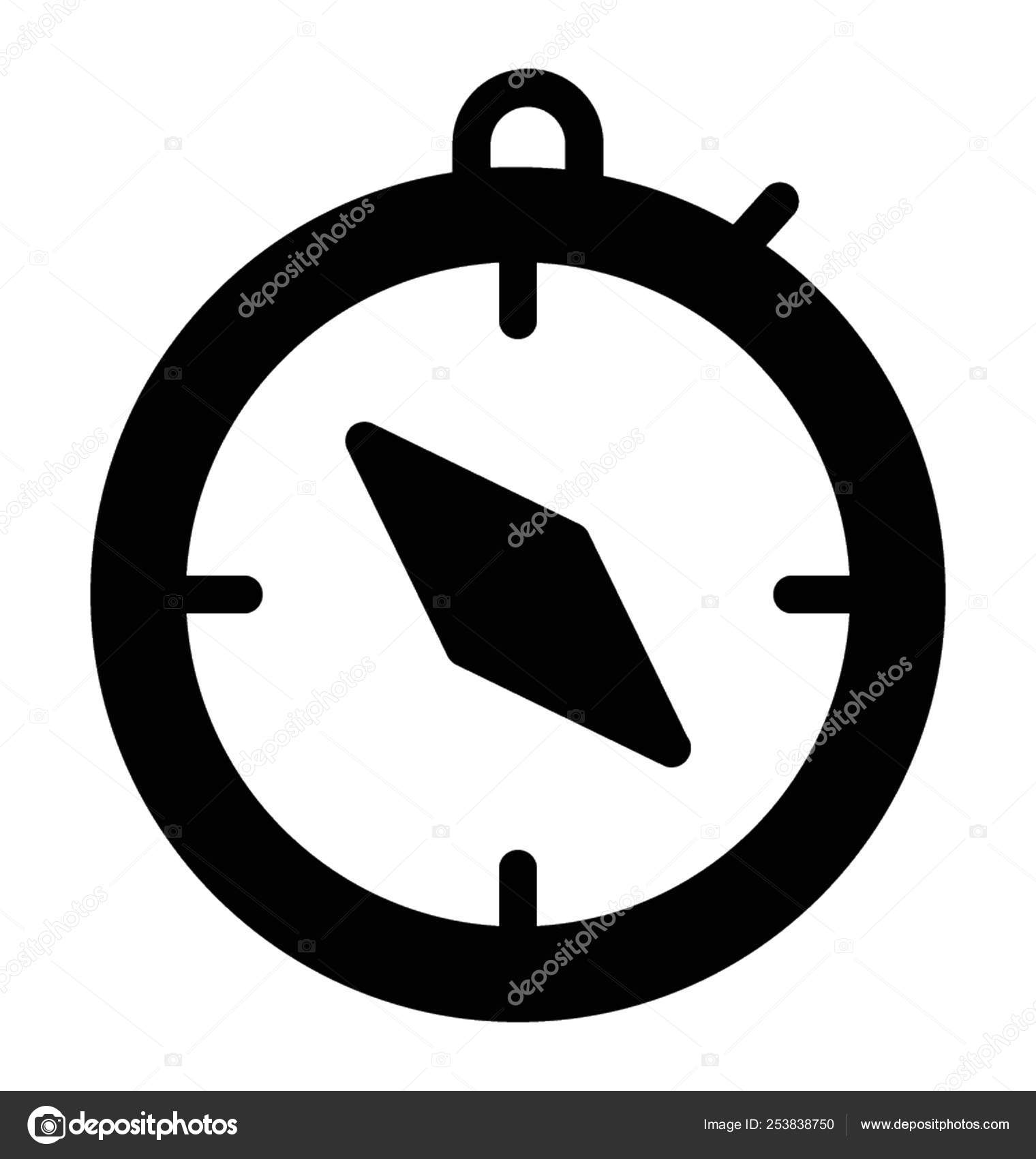 Compass Rose Icon Solid Vector Design Stock Vector By ©vectorspoint 253838750