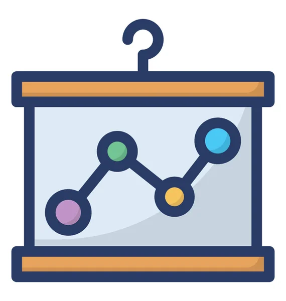 Project Analysis Flat Icon Business Presentation Stock Vector by ...