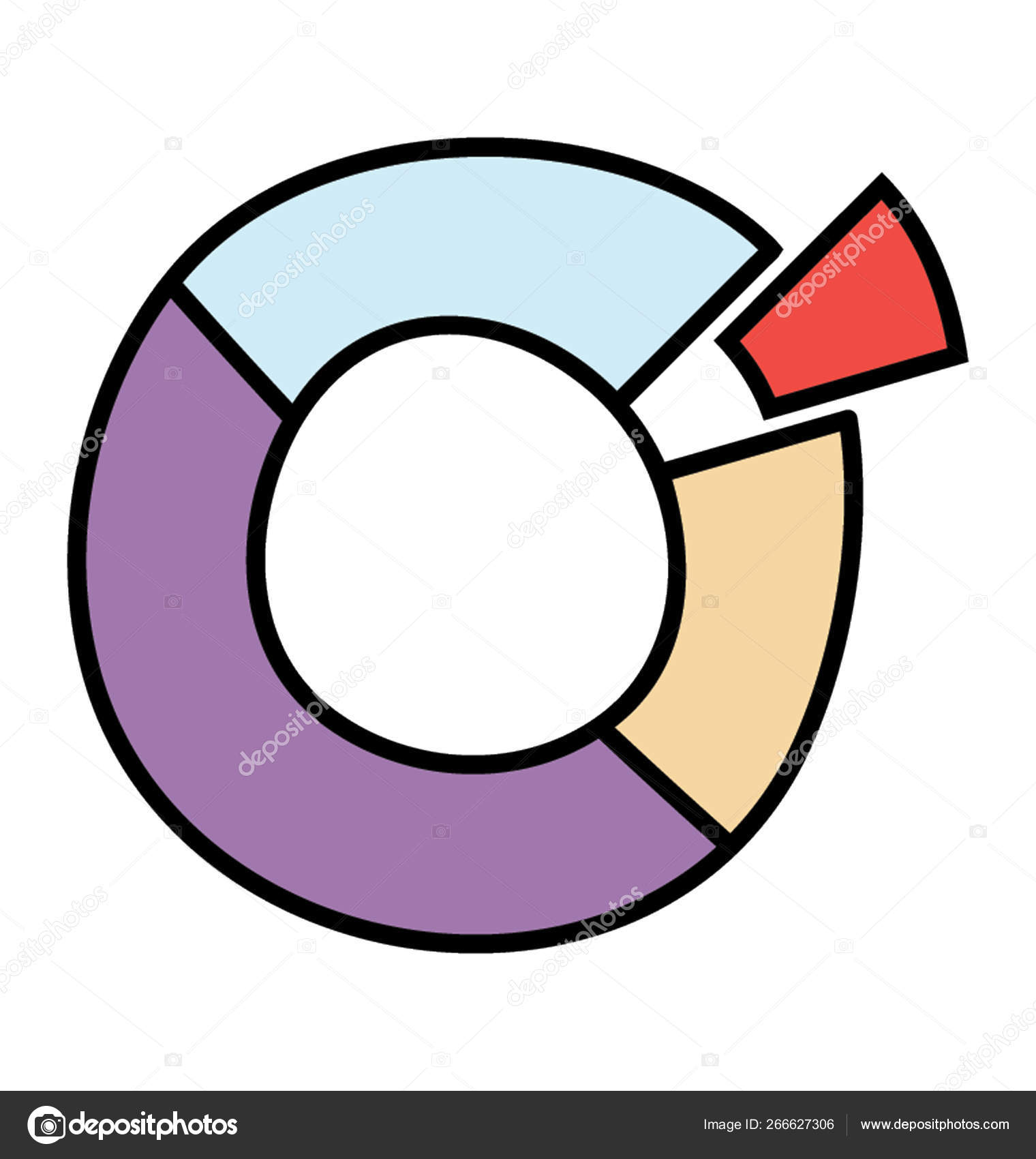 Circle diagram, pie chart graphics Stock Vector Image by ©vectorspoint ...