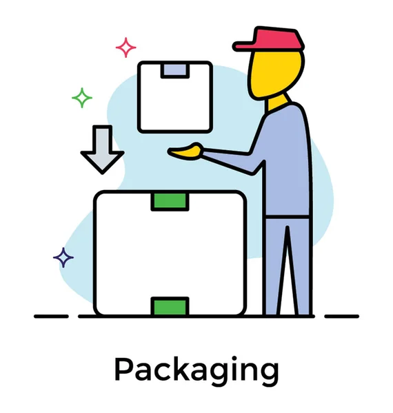Icon Packaging Product Flat Design Stock Vector by ©vectorspoint 291877000
