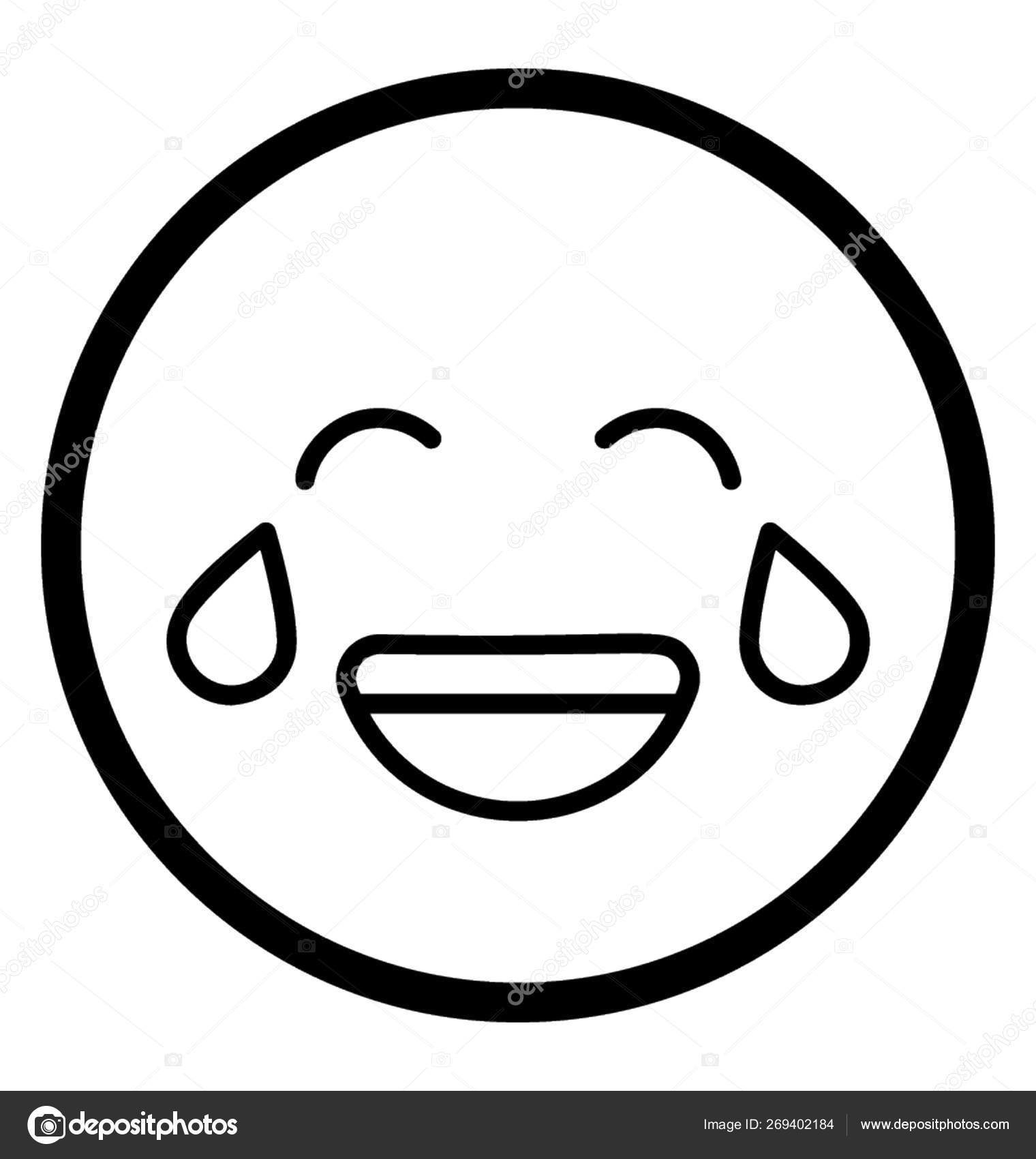 Chorando Rindo Emoji Vetor de ©vectorspoint 269402184