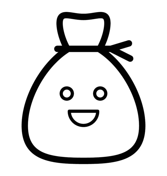 Smiley Sack Vector Stock Vector by ©vectorspoint 273053128