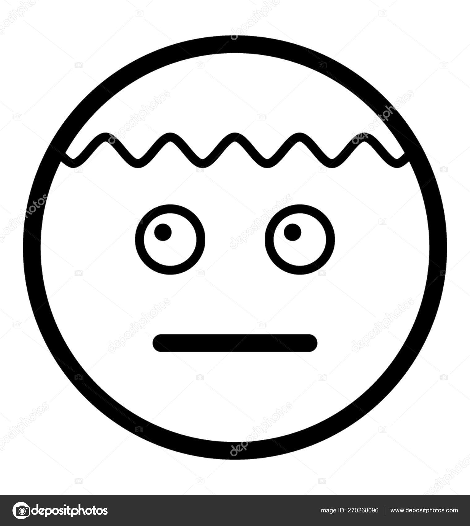 Emotionless Smiley Face Stock Vector by ©vectorspoint 270268096