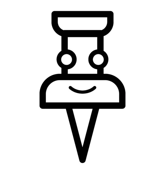 Pushpin face Vector Art Stock Images | Depositphotos
