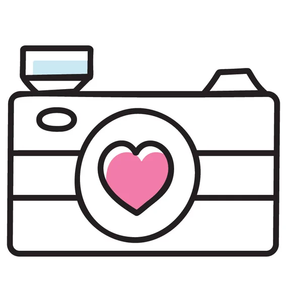100,000 Camera with heart Vector Images | Depositphotos
