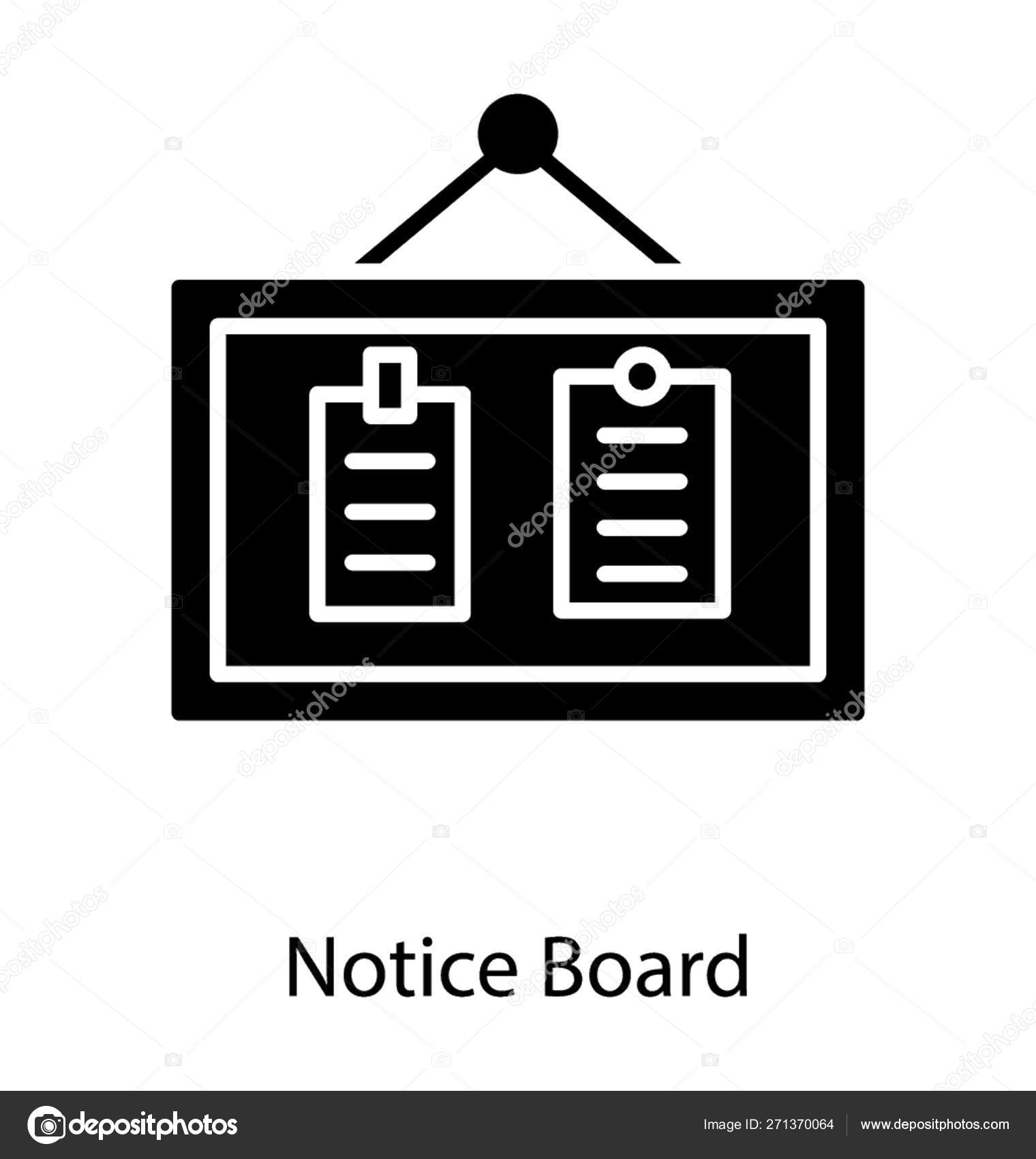 Notice Board Vector Free Download