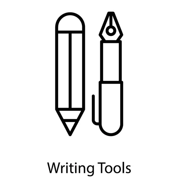 Writing Tools Clipart Black And White