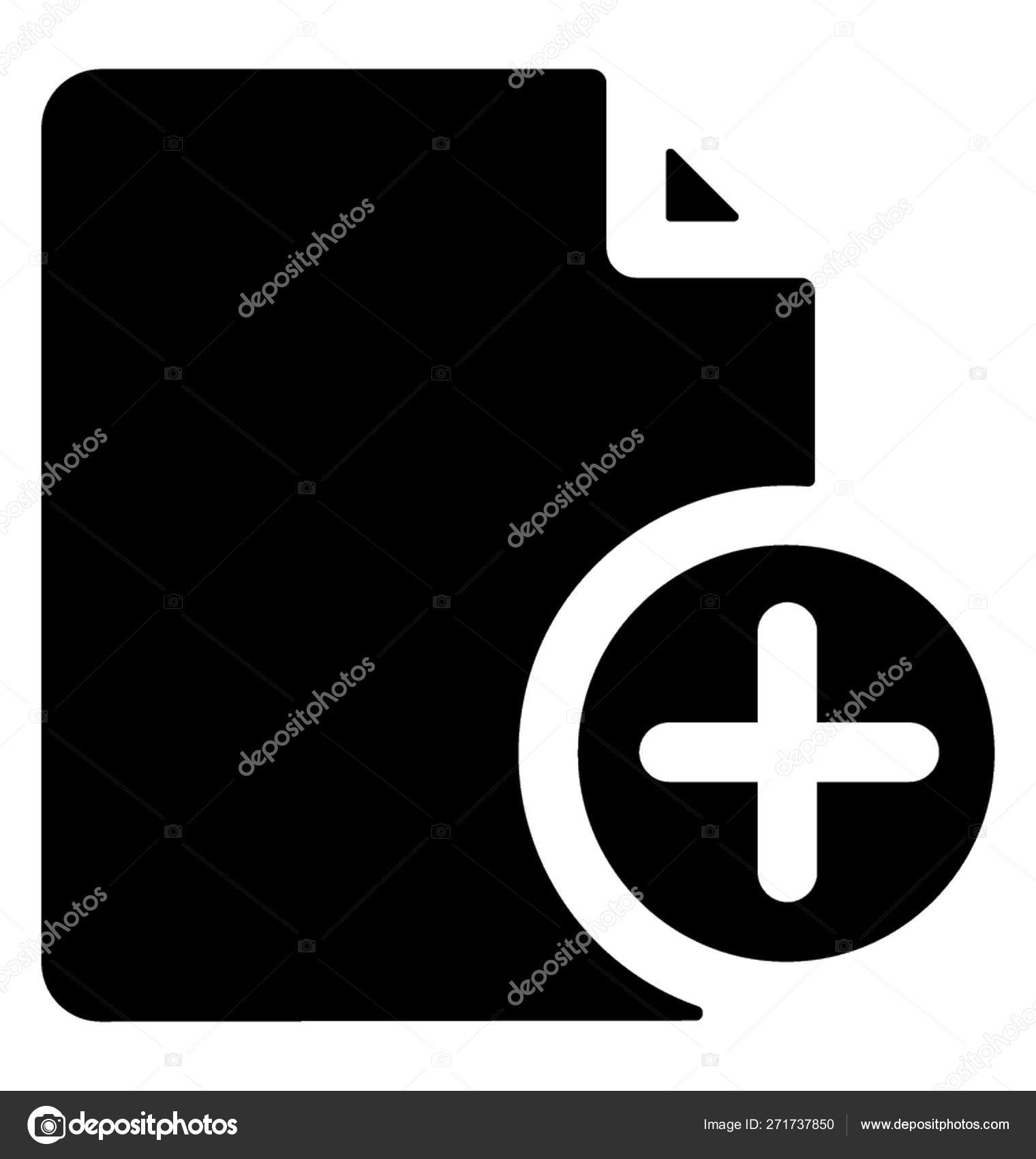 Add File Vector Stock Vector by ©vectorspoint 271737850