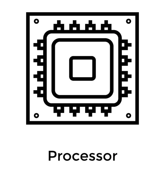 Computer Microprocessor Chip Stock Vector By ©vectorspoint 272142594
