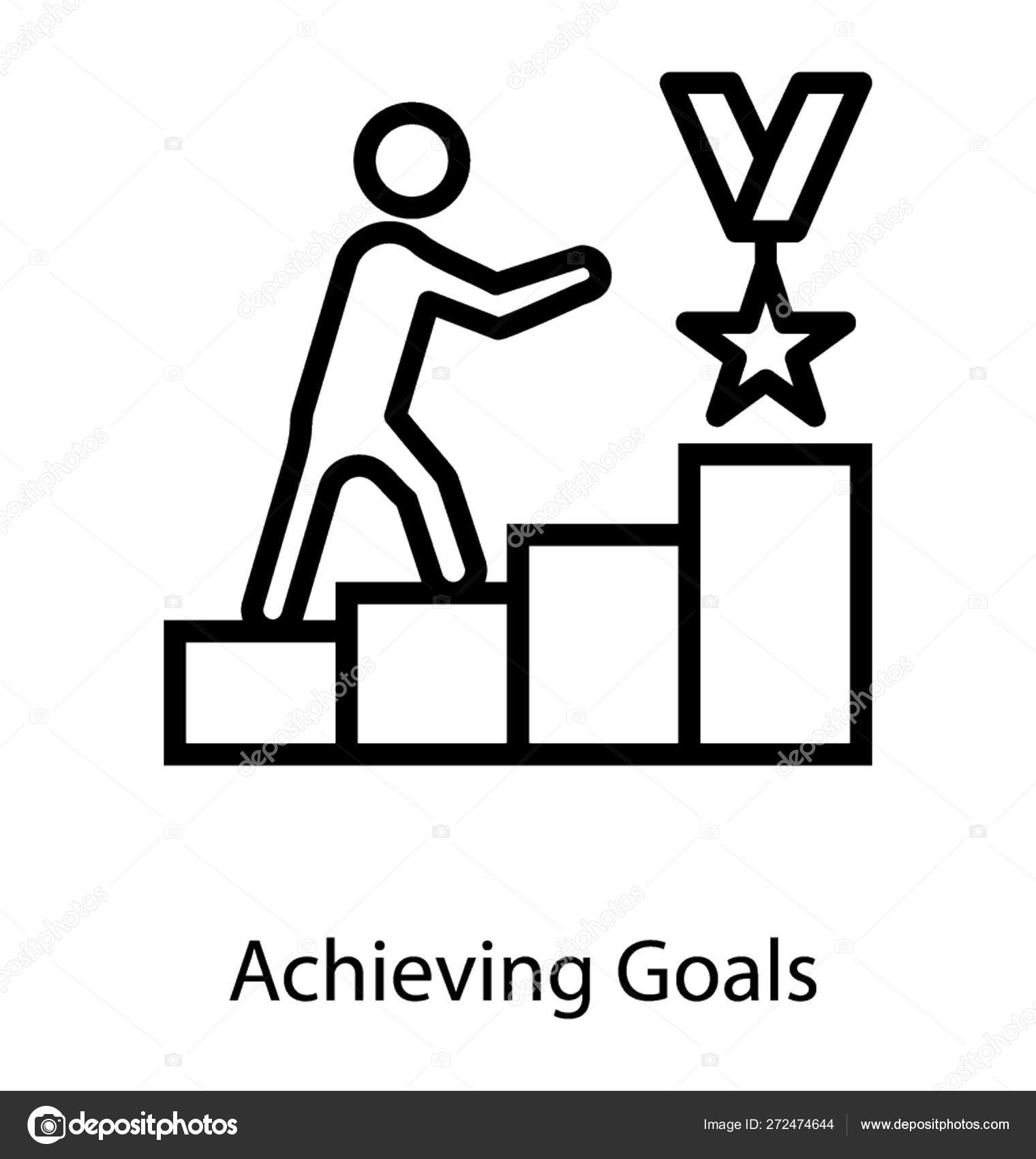 Achieving Goals Vector Stock Vector Image by ©vectorspoint #272474644