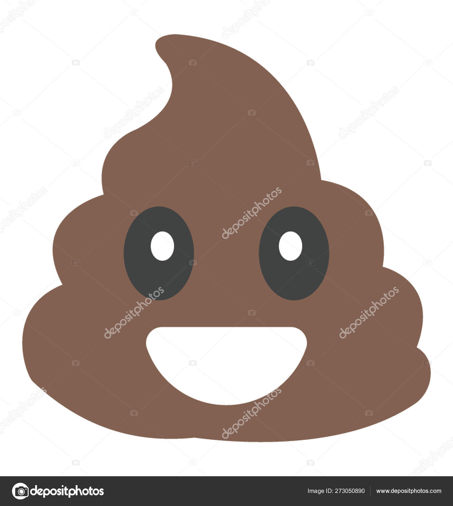 Smiley Poop Emoji Stock Vector Image by ©vectorspoint #273050890