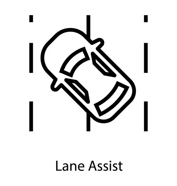 Lane assist Vector Art Stock Images | Depositphotos
