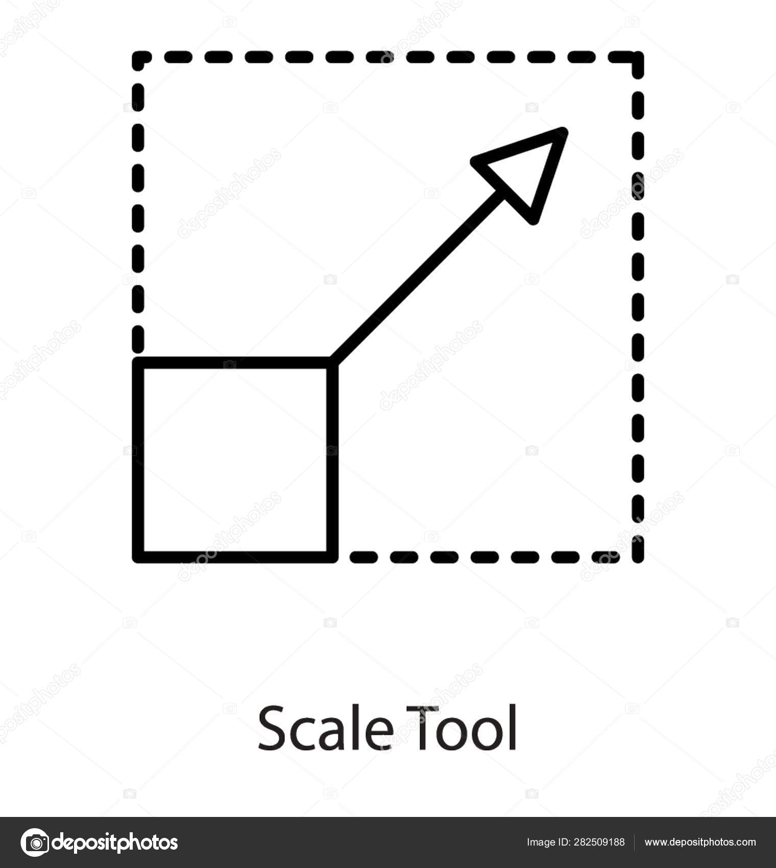 Icon Scale Tool Line Design Stock Vector Image by ©vectorspoint #282509188