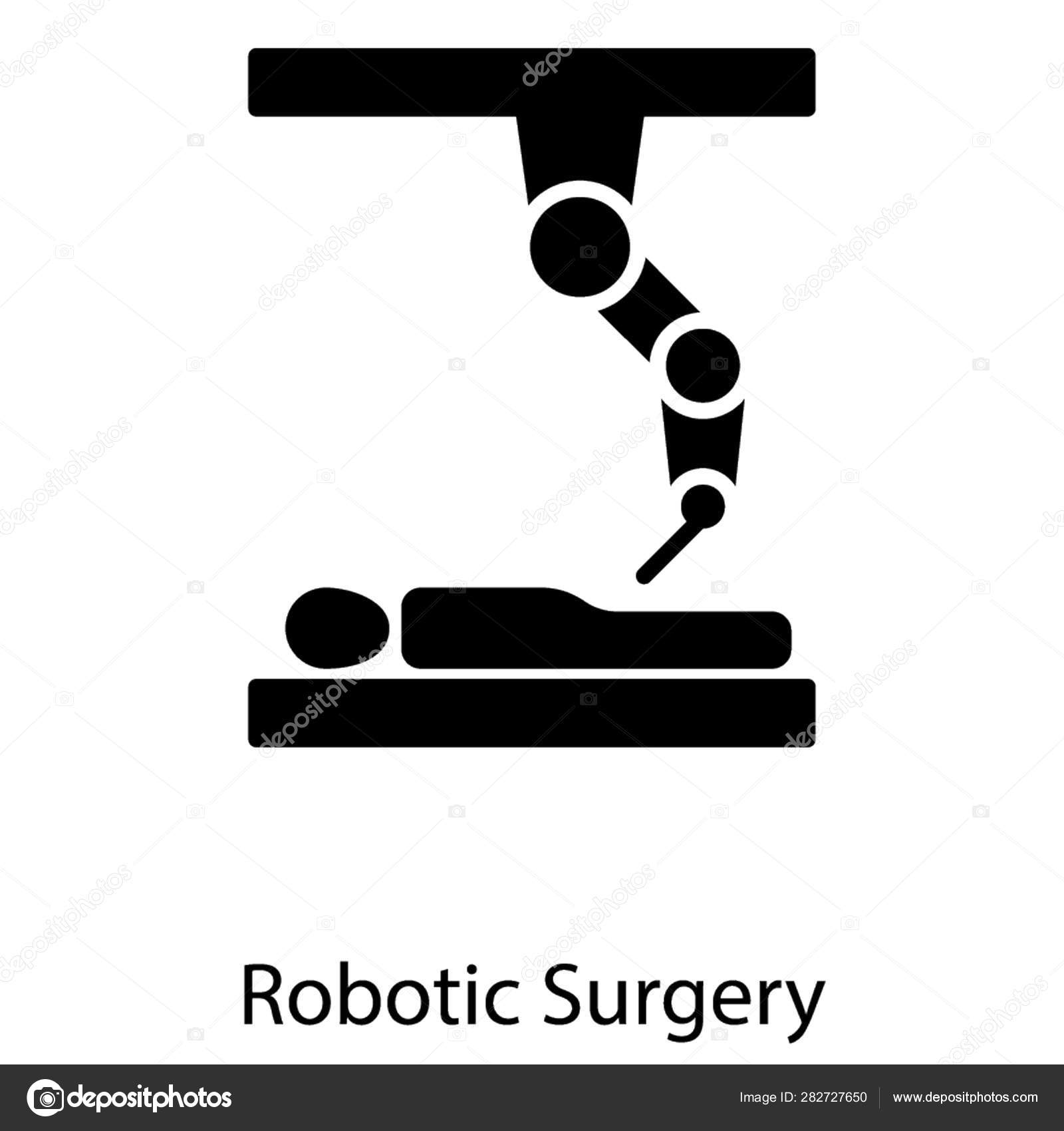 Medical Robot Robot Surgery Icon Glyph Icon Stock Vector Image by ...