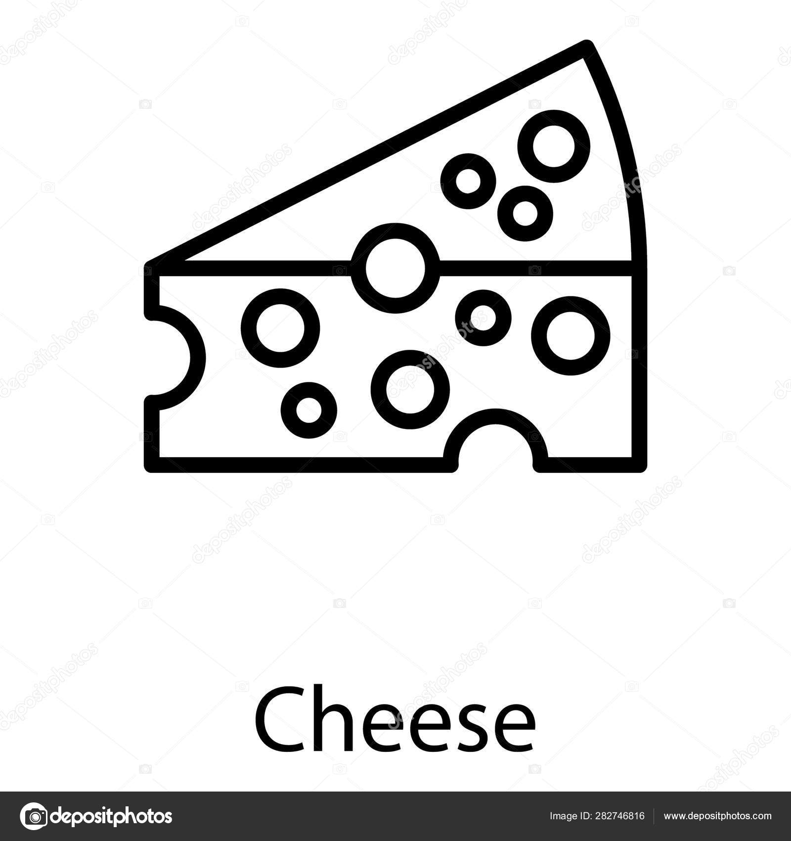 Slice Cheese White Background Stock Vector Image by ©vectorspoint ...