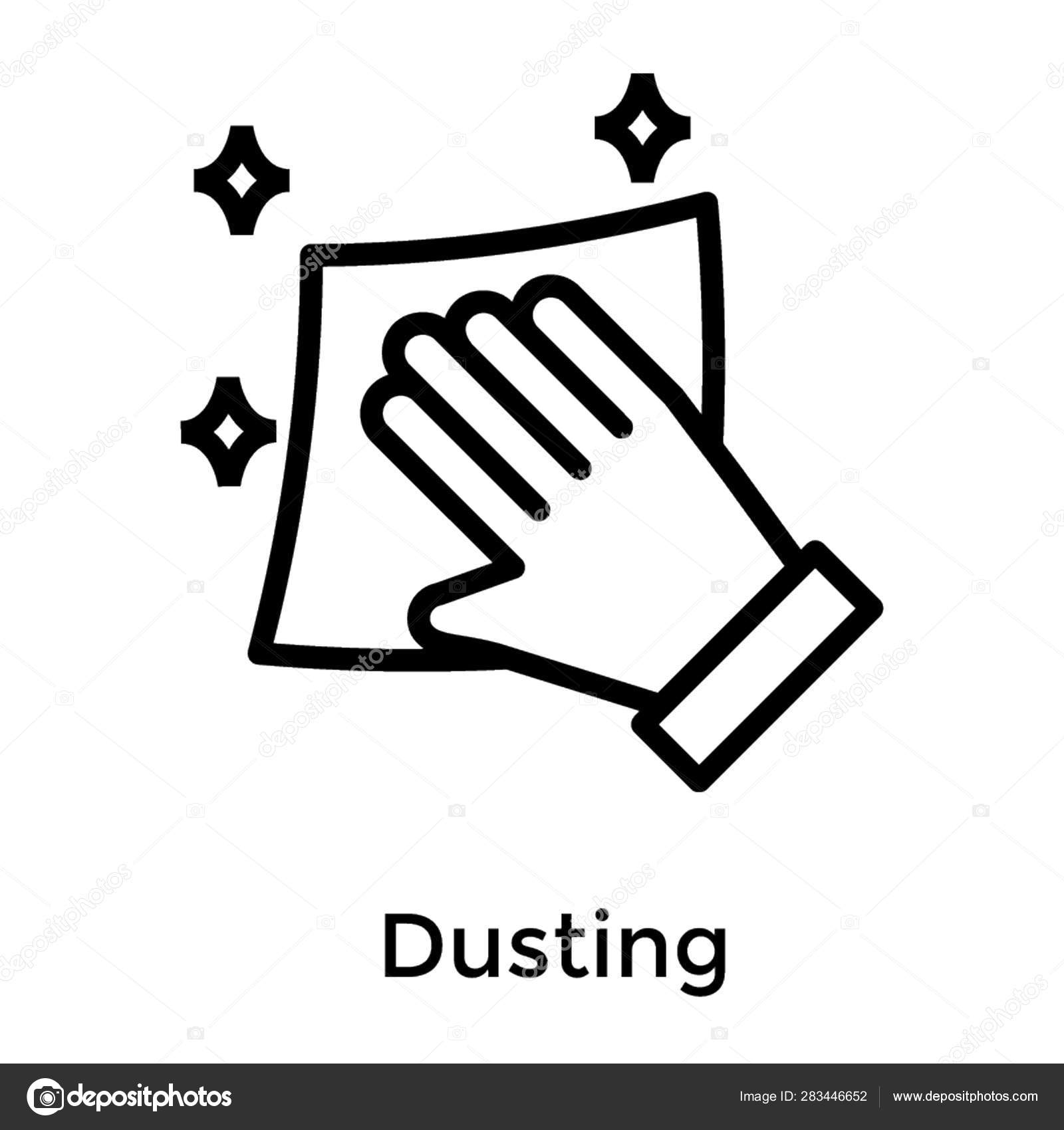 Household Dusting Vector Line Design Stock Vector by ©vectorspoint ...