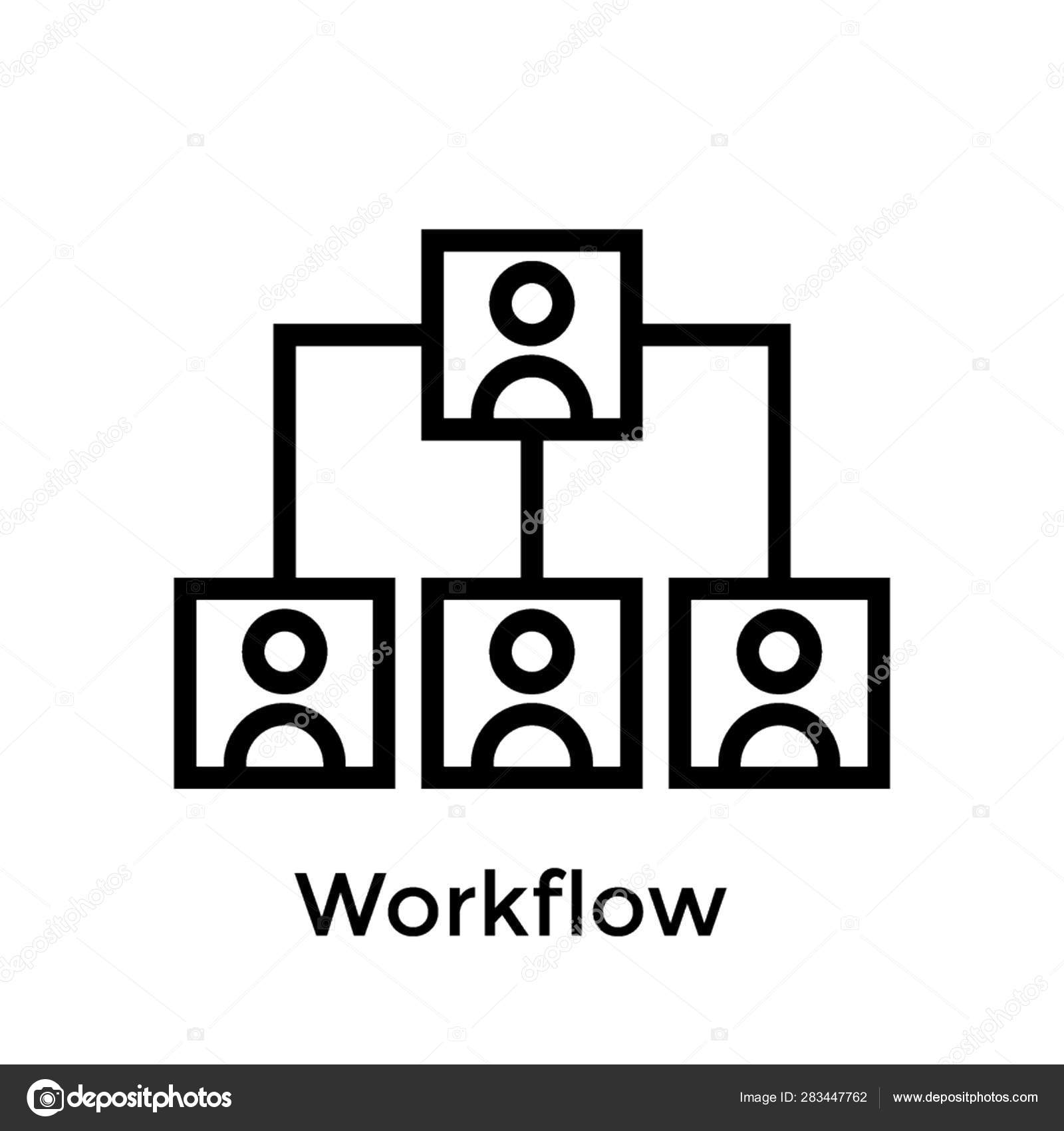 Workflow Icon Line Design Stock Vector Image by ©vectorspoint #283447762 Workflow Icon Line Design Stock Vector Image by ©vectorspoint #283447762