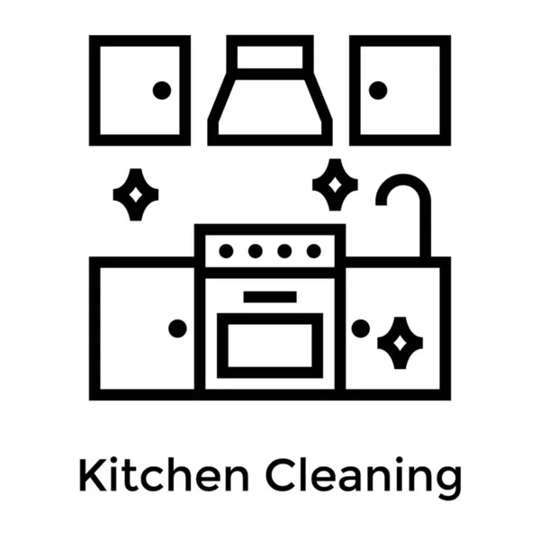 Kitchen Trolley Icon Line Design Stock Vector by ©vectorspoint 282775736