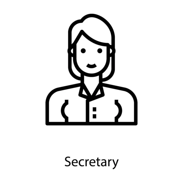 Mujer Icono Locutor Diseño Línea Vector de stock #283447094 de ...